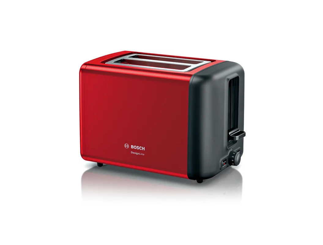 Bosch TAT3P424 Toaster Red - Savvas Eracleous Ltd