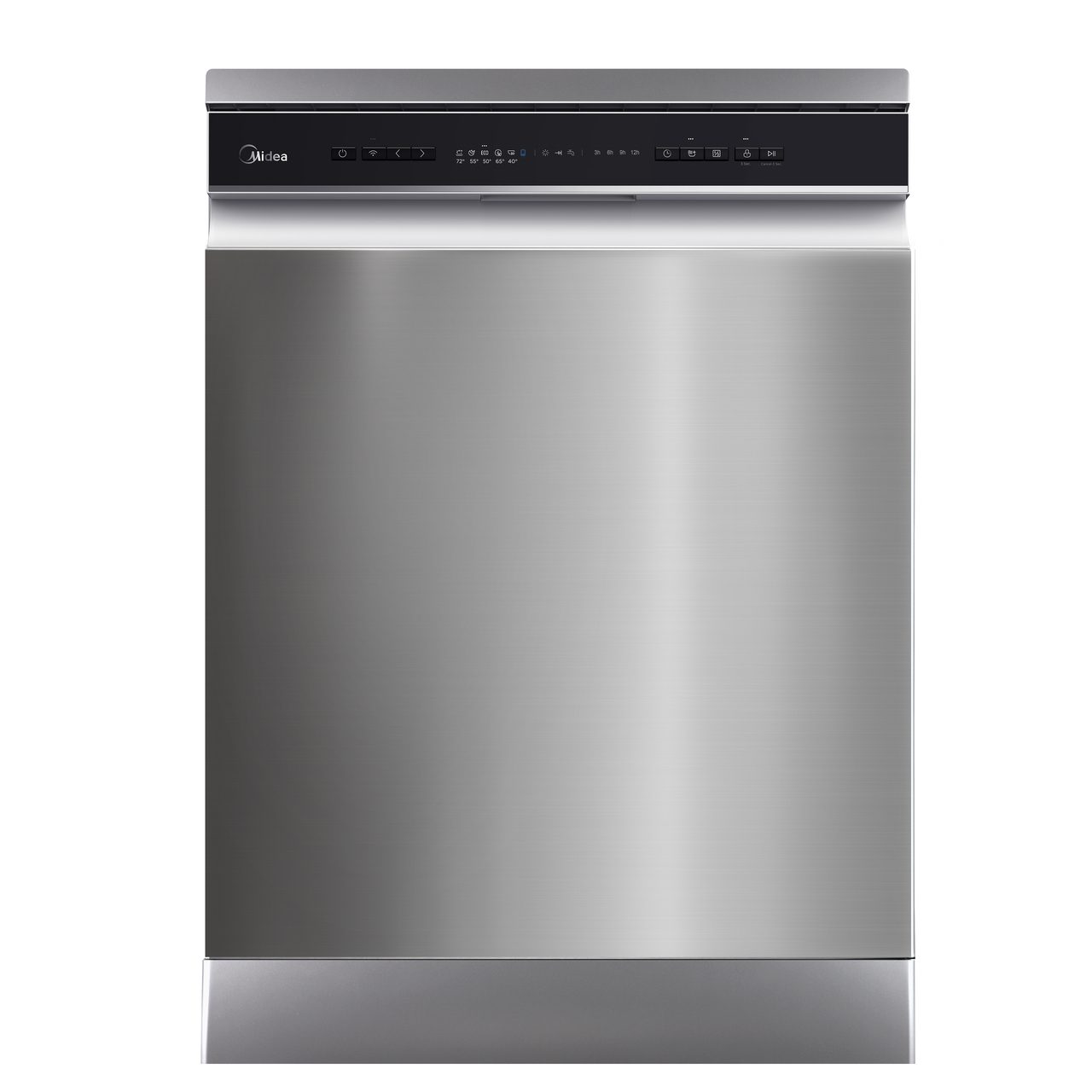 Midea MFD60S500X-CYP Free standing Dishwasher Silver - Wi-Fi - Savvas Eracleous Ltd