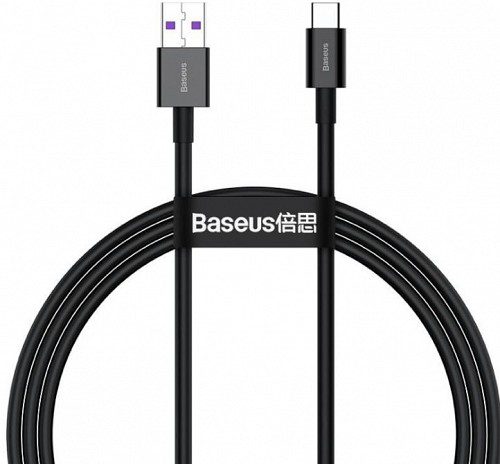 Baseus Superior Series USB to Type-C (Charging/Media Cable )66W - 2m Black - Savvas Eracleous Ltd