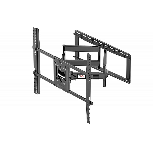 NBMounts SP5 Full Motion TV Bracket (Vesa 80x60) 4x Arms - 75"-110" (90kg) - Savvas Eracleous Ltd
