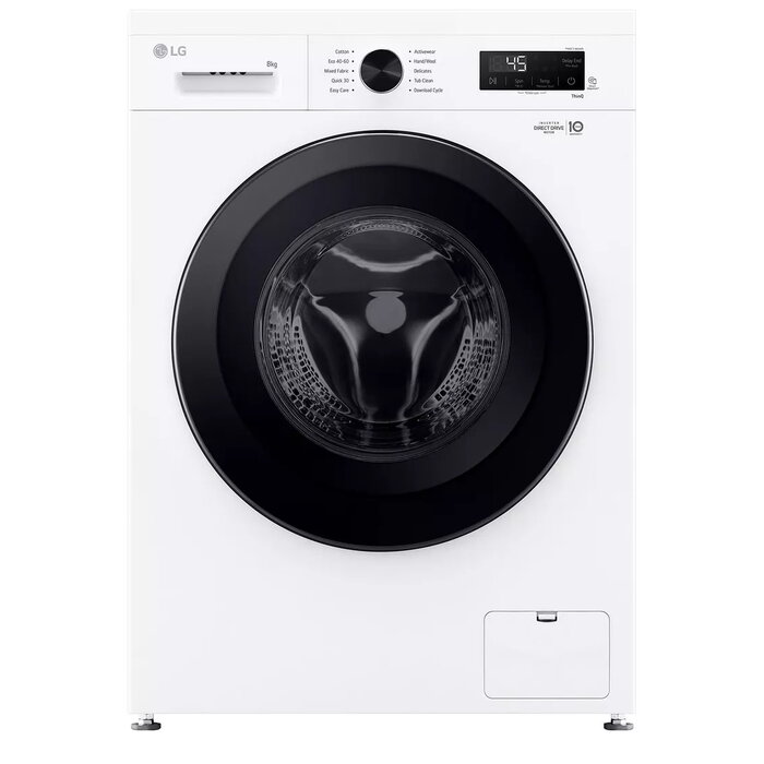 LG F4X1008NWK (8Kg) Direct Drive Washing Machine - Steam - Savvas Eracleous Ltd